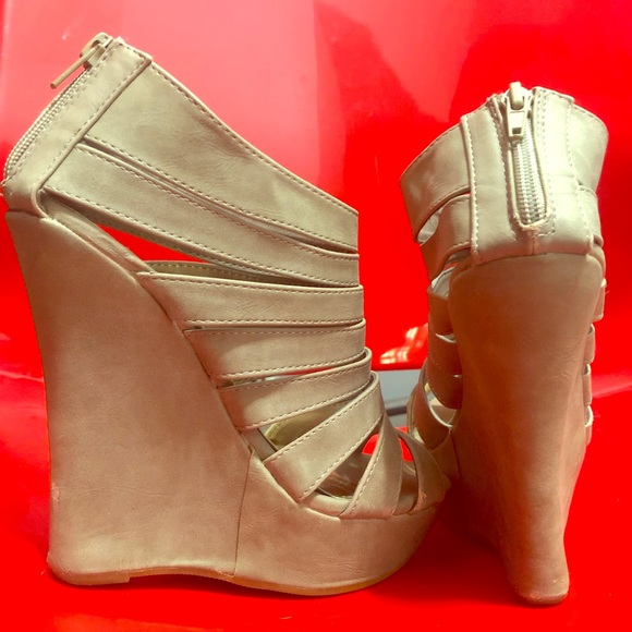 Shoes | Open Toe Platform Wedge Heel | Poshmark